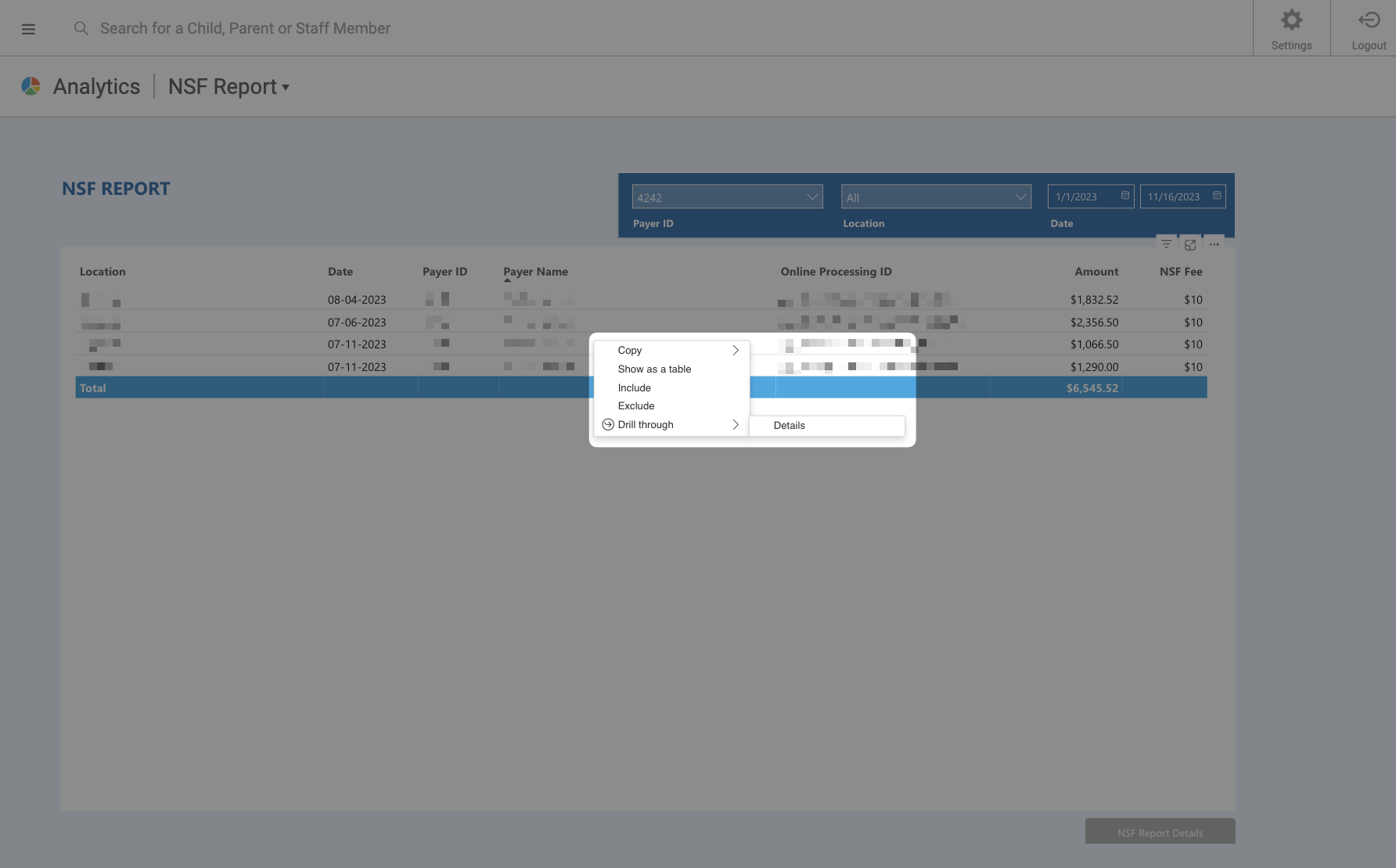 Power BI: NSF Report