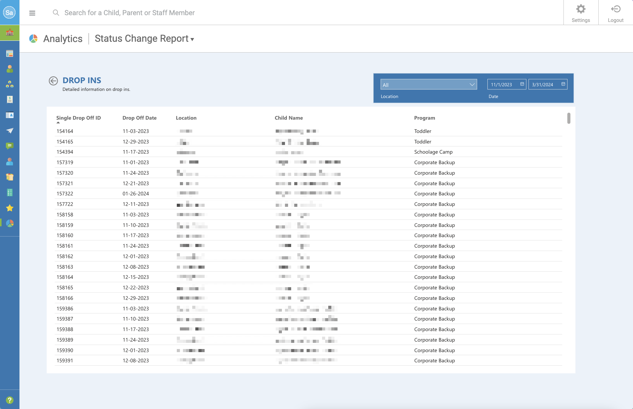 Power BI: Status Change Report