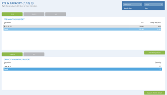 Power BI: FTE & Capacity Report