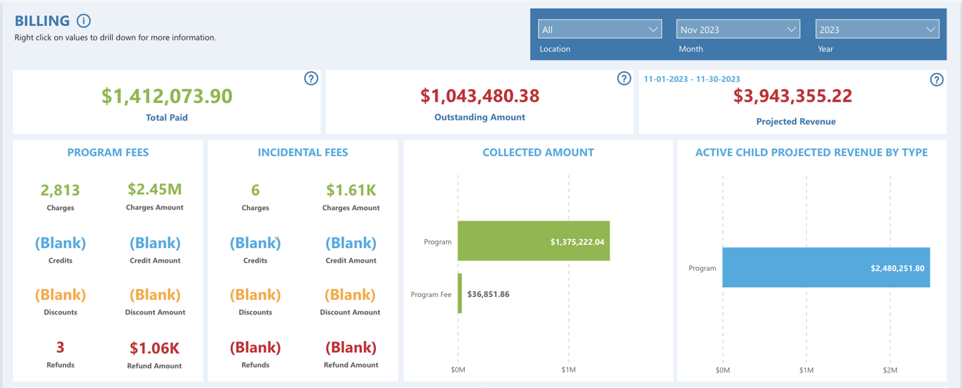 Power BI: Billing Report
