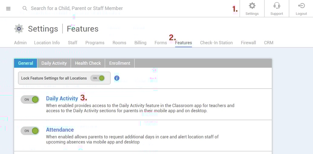 How to Configure Daily Activities