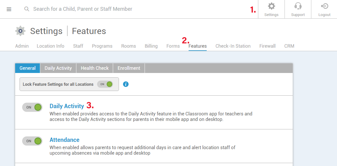 How to Configure Daily Activities