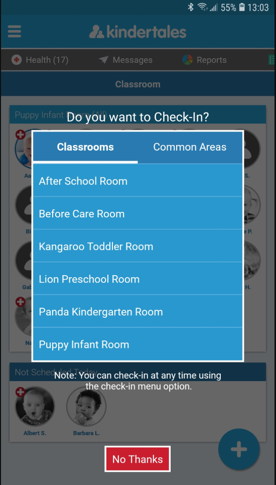 How to Check in as a Staff Member (Classroom App)